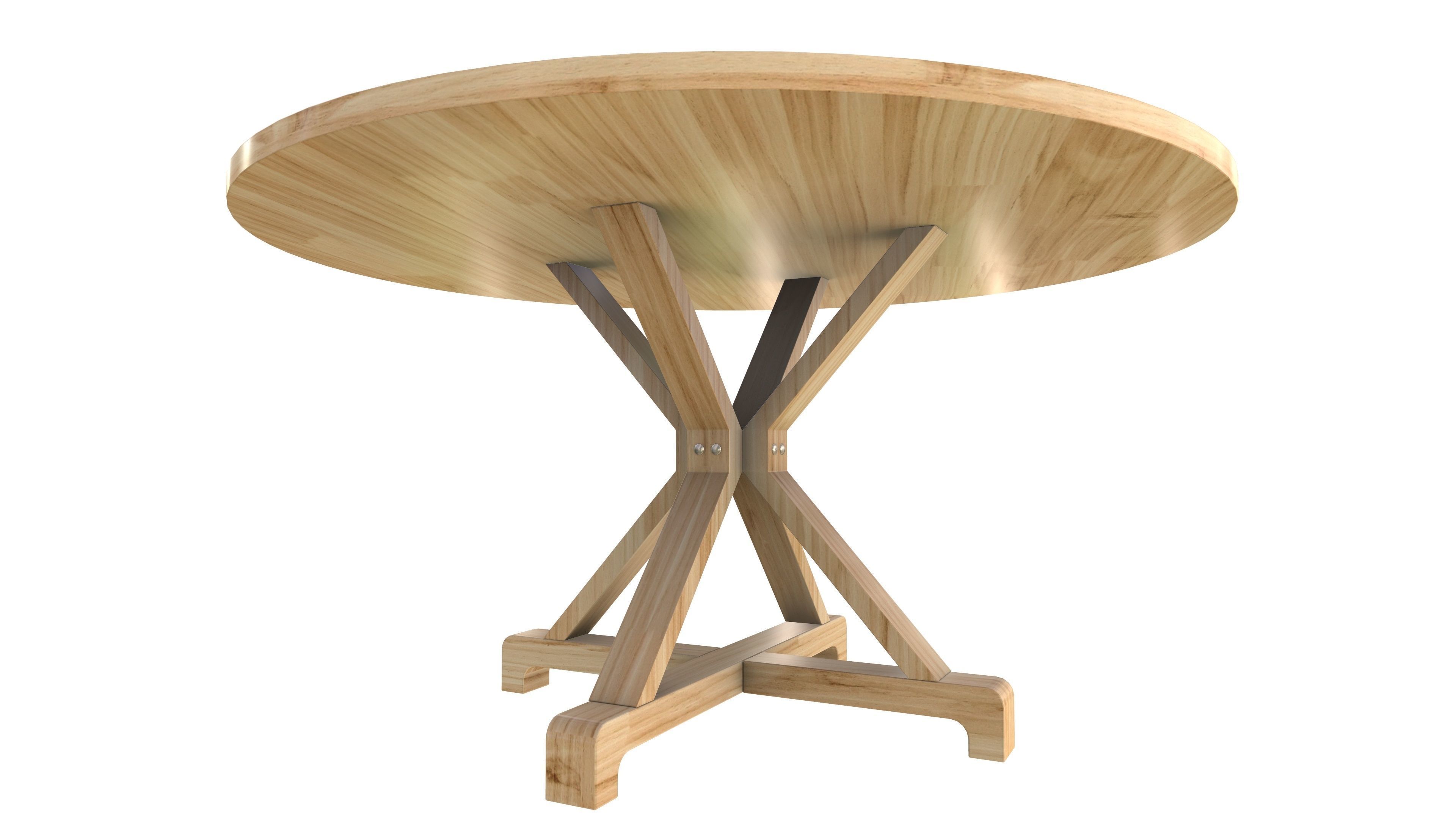 3D model Round Table Round Table V4 3D Model VR AR PBR VR / AR / low ...