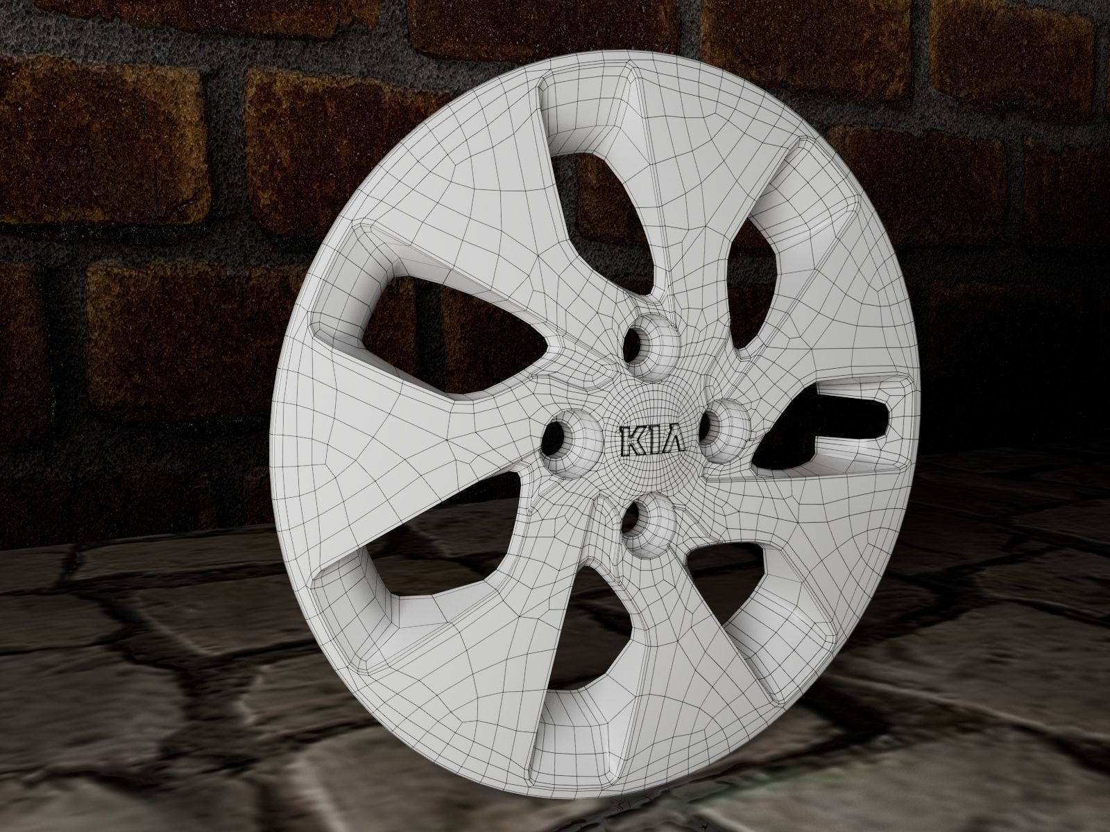 KIA car disk free 3D model | CGTrader