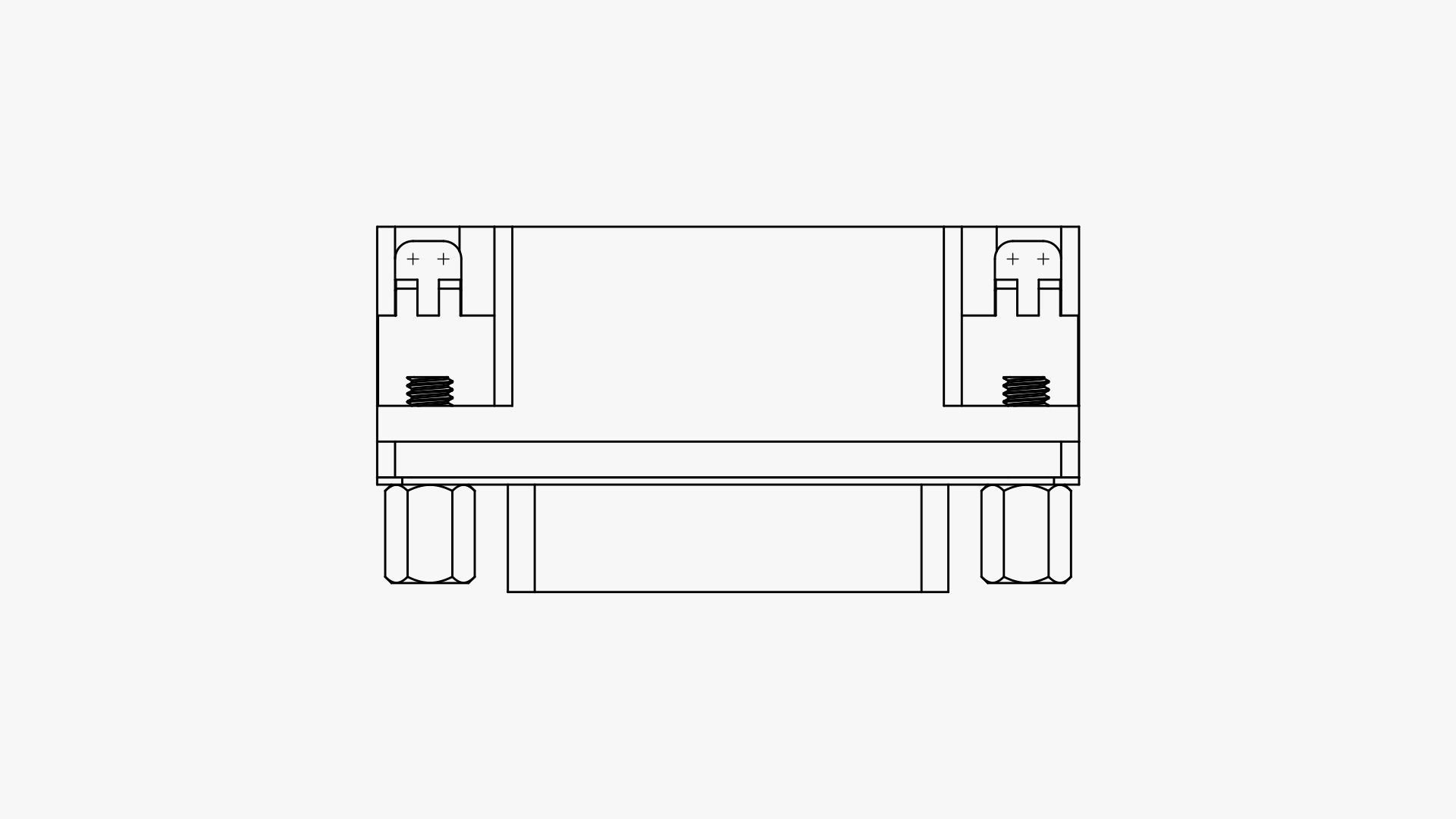 DB15 female connector elbow through hole 3D model | CGTrader