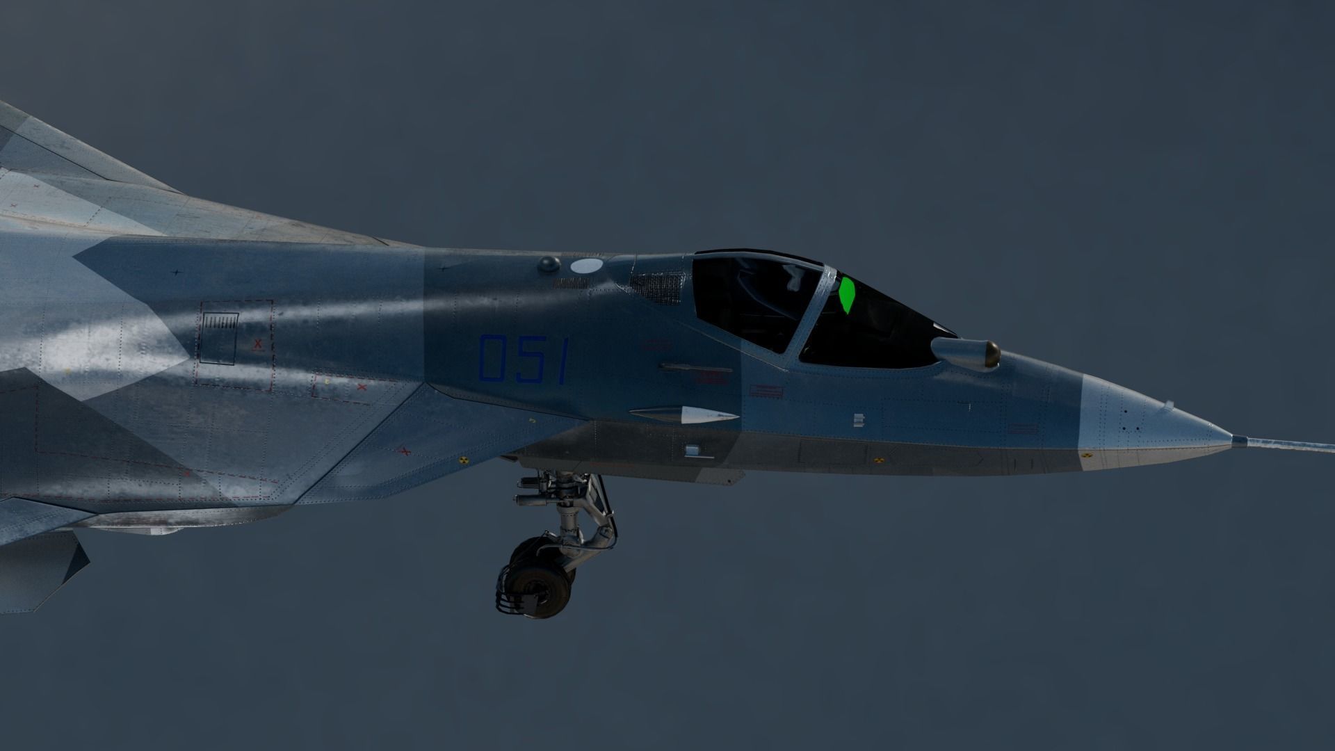 Sukhoi SU-57 fifth gen Fighter Jet 3D model | CGTrader