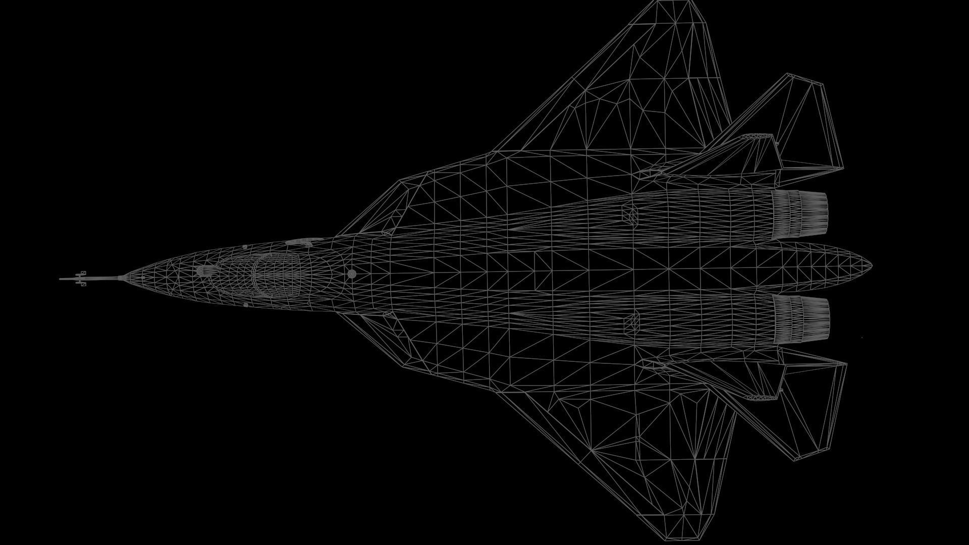 Sukhoi SU-57 fifth gen Fighter Jet 3D model | CGTrader