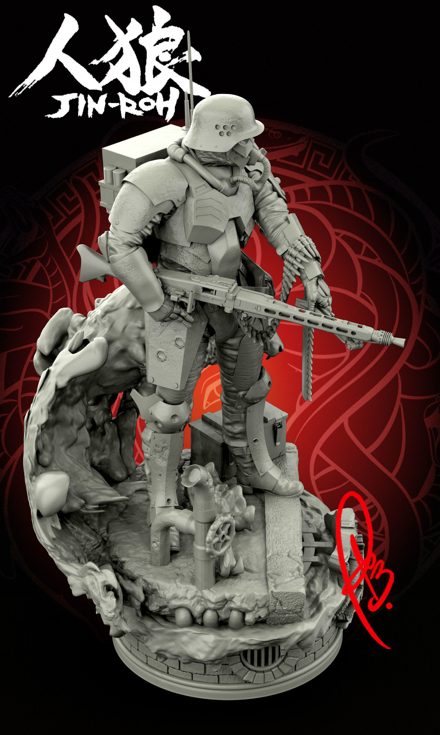 JIN ROH BY CREATIVE GEEK MB 3D model 3D printable | CGTrader
