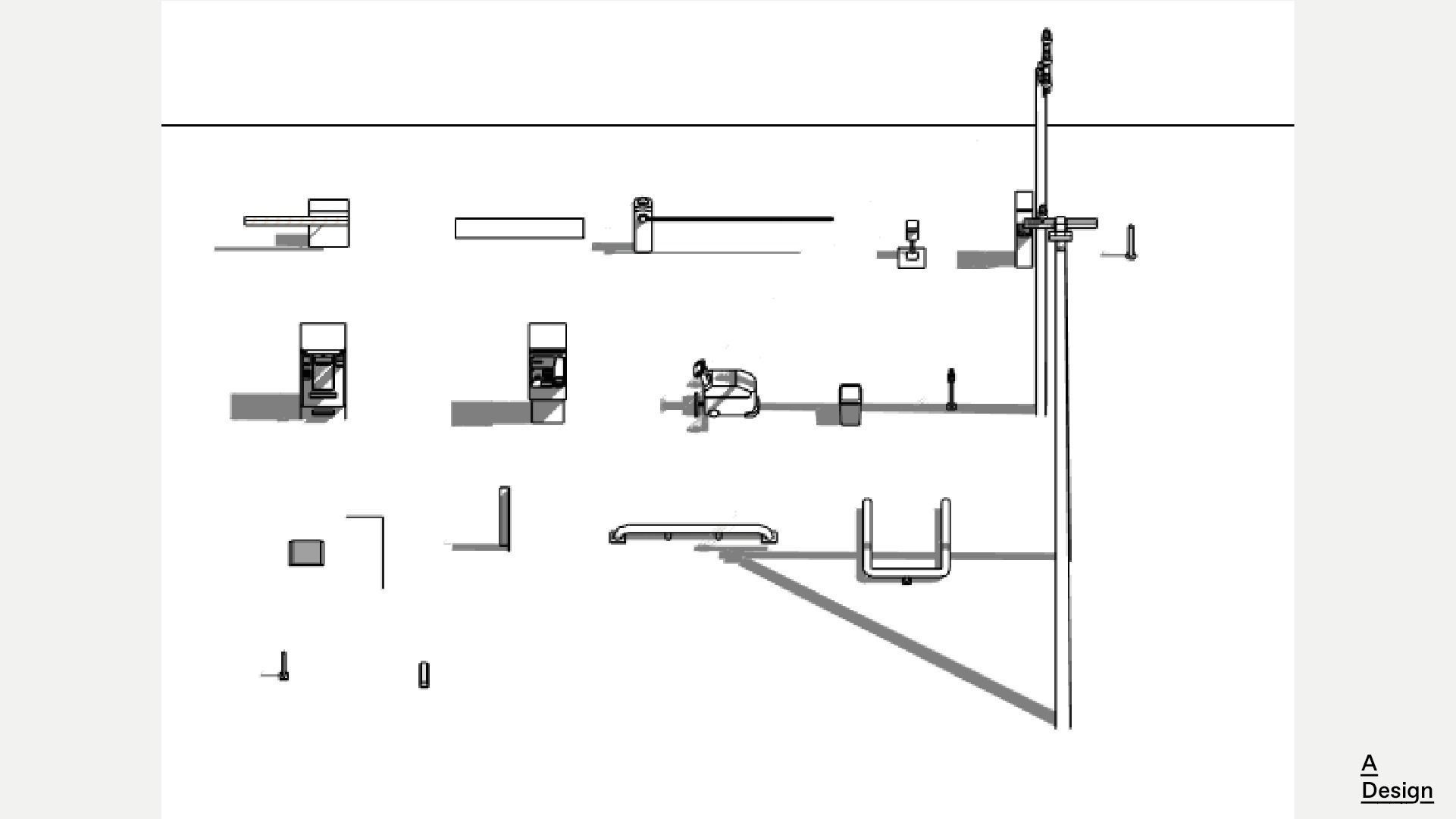 Parking - Pack of revit families 3D model | CGTrader