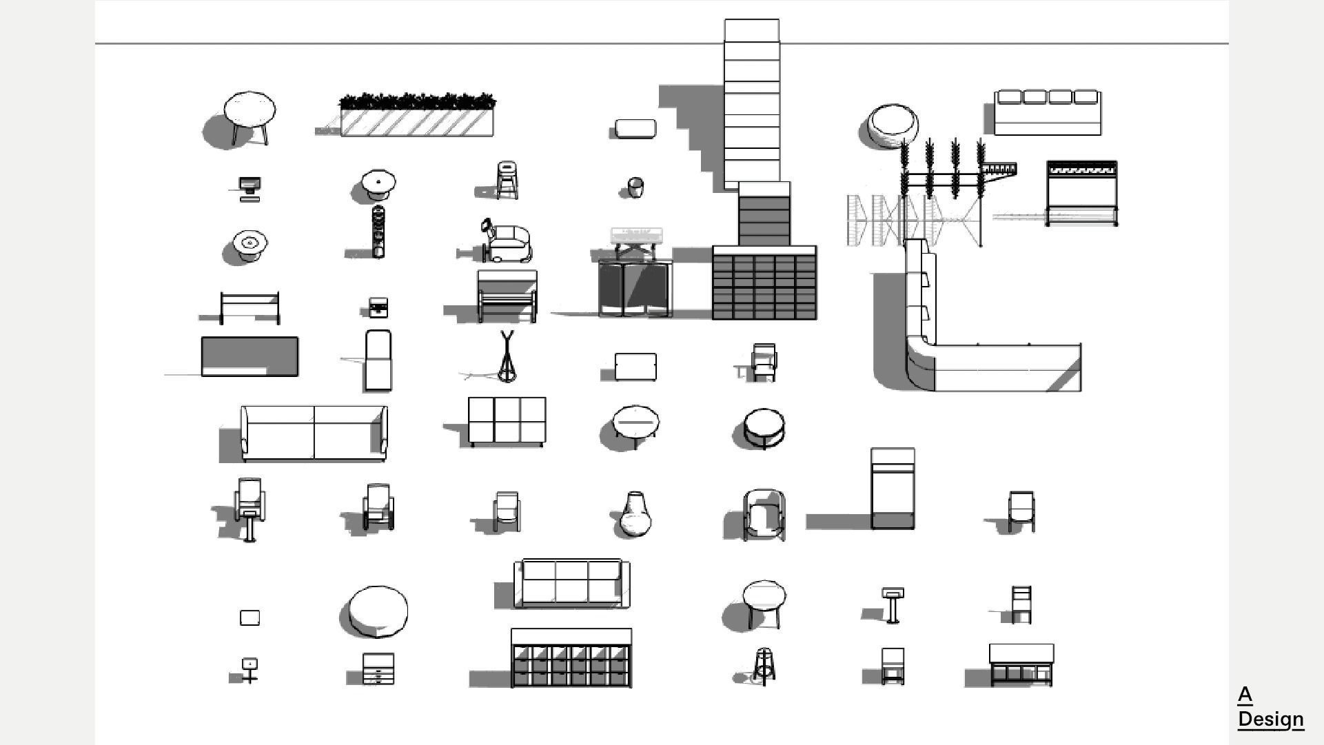 Theater equipment - Pack of revit families 3D model | CGTrader
