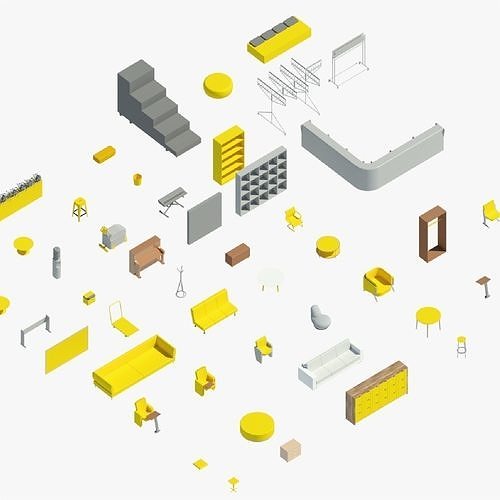 Theater equipment - Pack of revit families 3D model | CGTrader