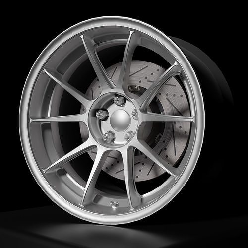 3D model TC105N - Wheels - Game Ready VR / AR / low-poly | CGTrader