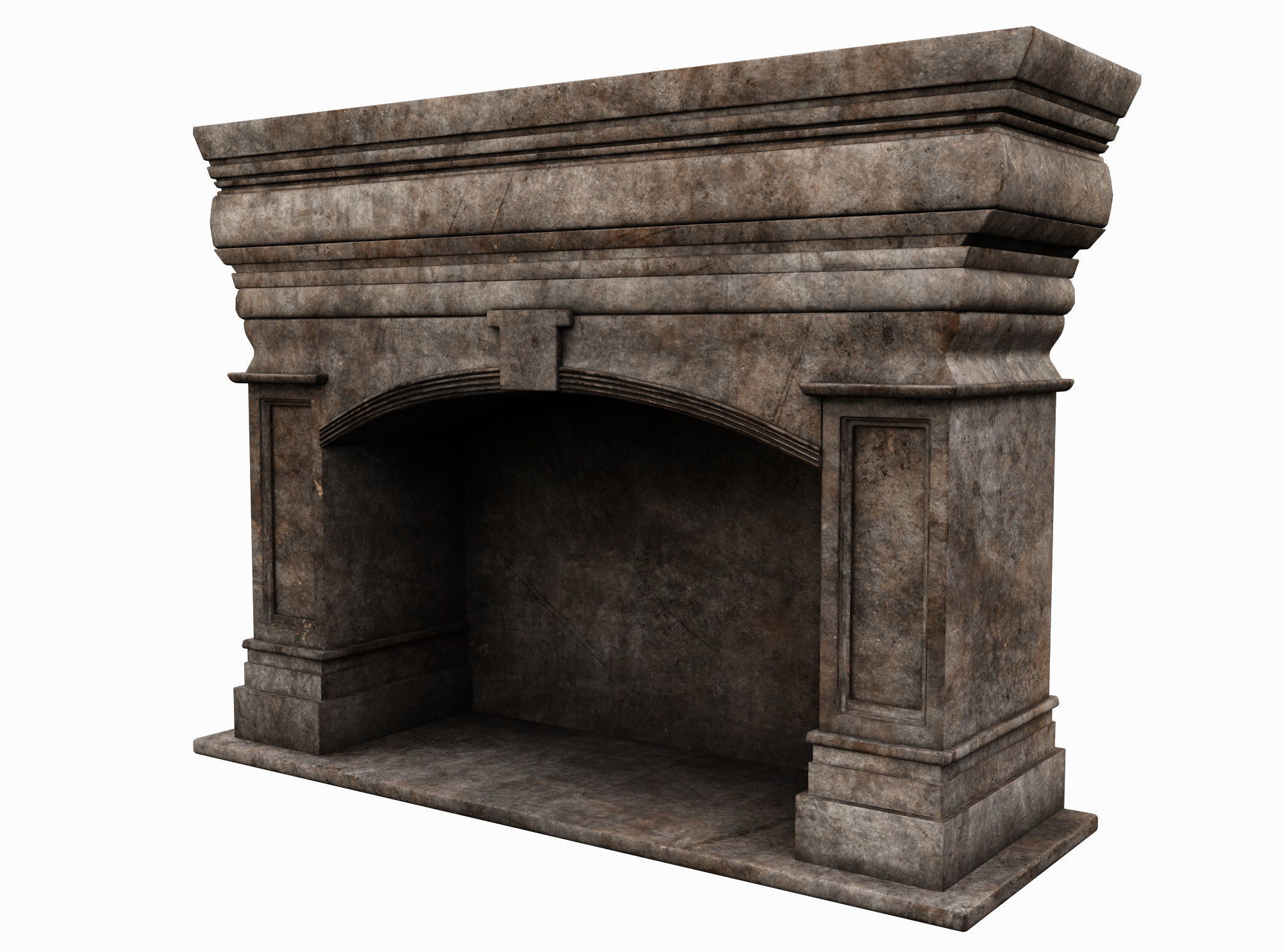 3D model Medieval Fireplace VR / AR / low-poly | CGTrader