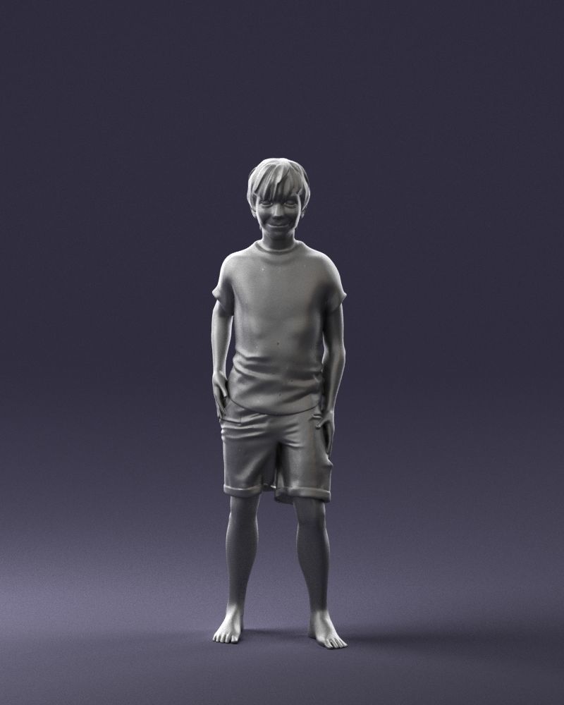 Boy in pose 0243 3D model | CGTrader