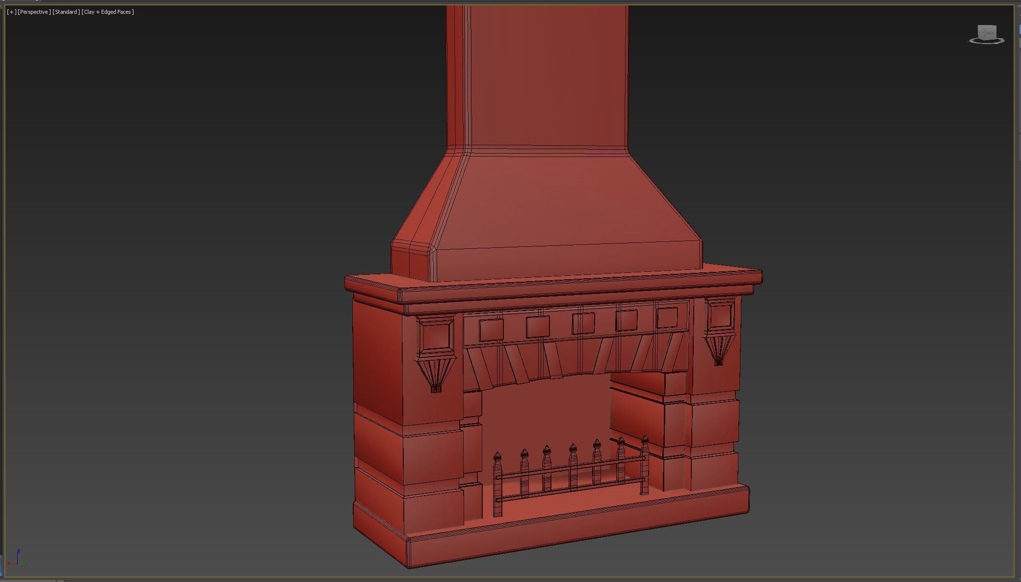 3D model Medieval Fireplace VR / AR / low-poly | CGTrader