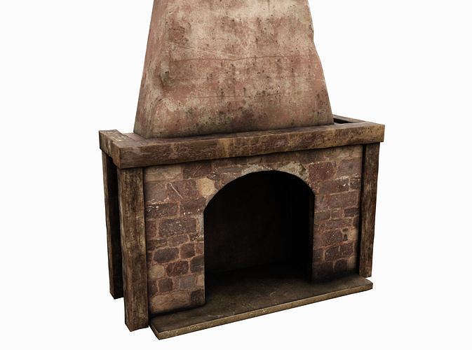3D model Medieval Fireplace VR / AR / low-poly | CGTrader