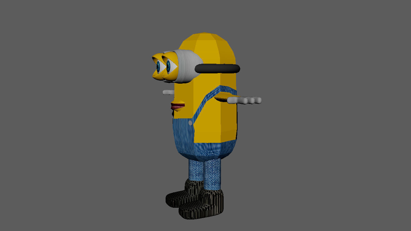 3D model Minion Character 3D Modeling VR / AR / low-poly | CGTrader