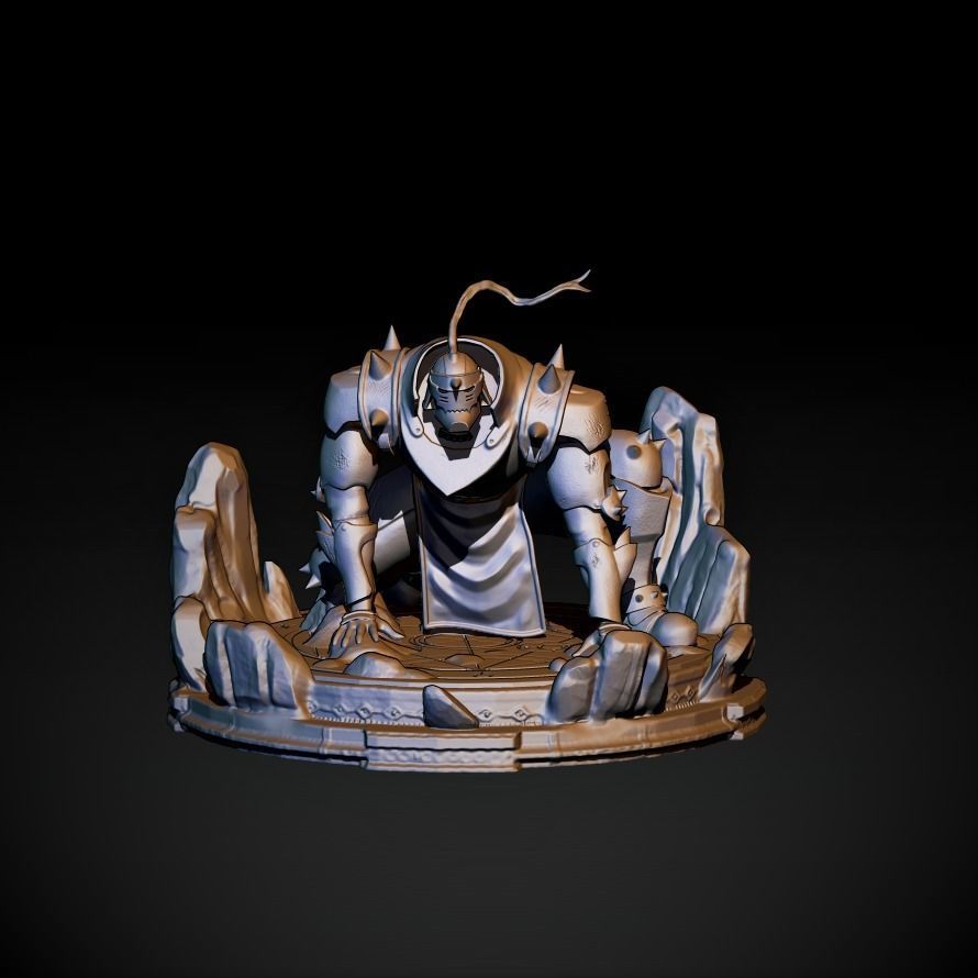 Alphonse elric - full Metal 3D model 3D printable | CGTrader