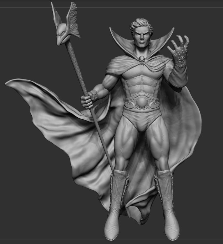ADAN WARLOCK 3D model 3D printable | CGTrader