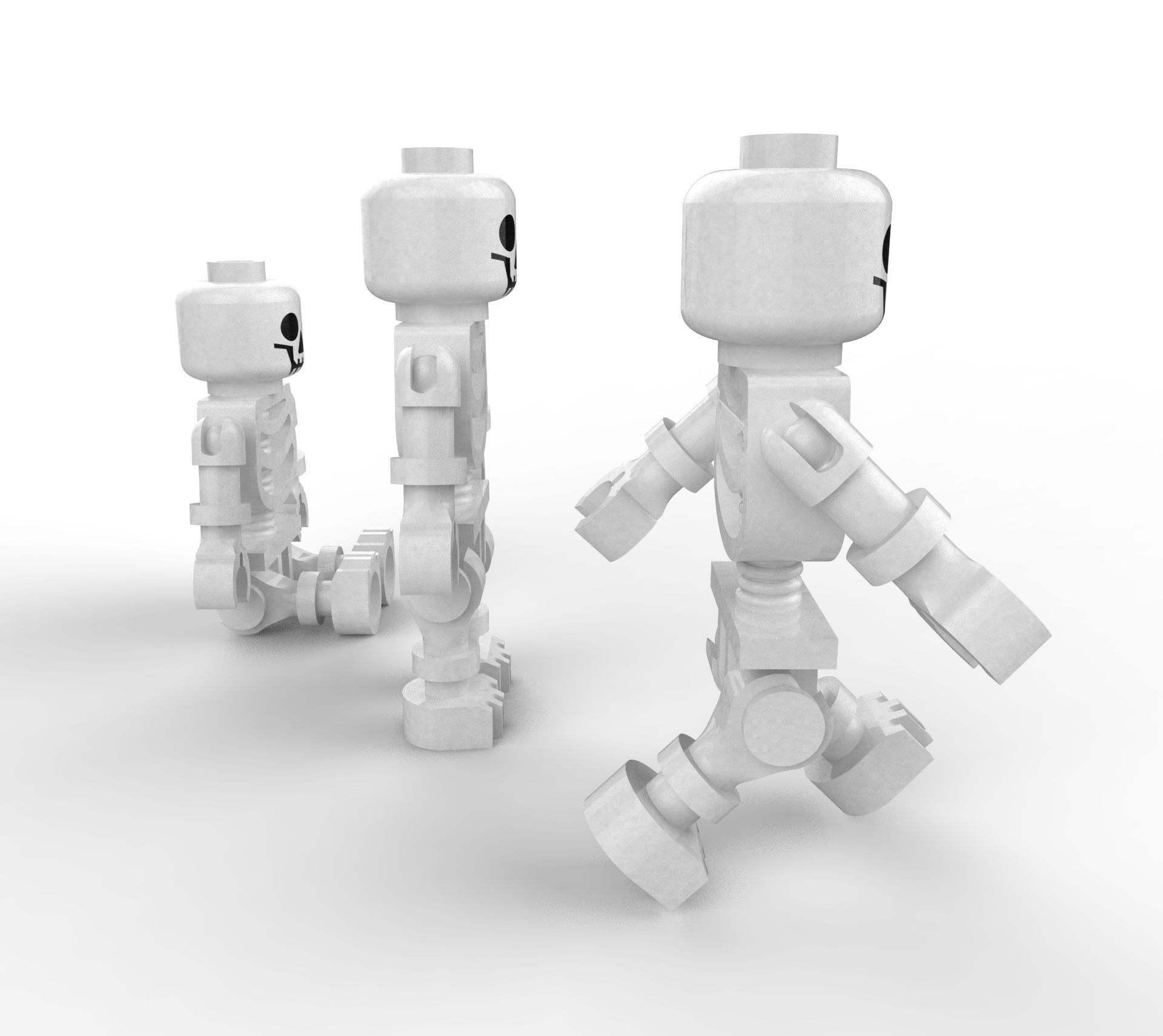 Lego Skeleton 3D model | CGTrader
