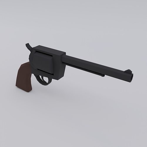 3D model Colt Single Action Army revolver VR / AR / low-poly | CGTrader