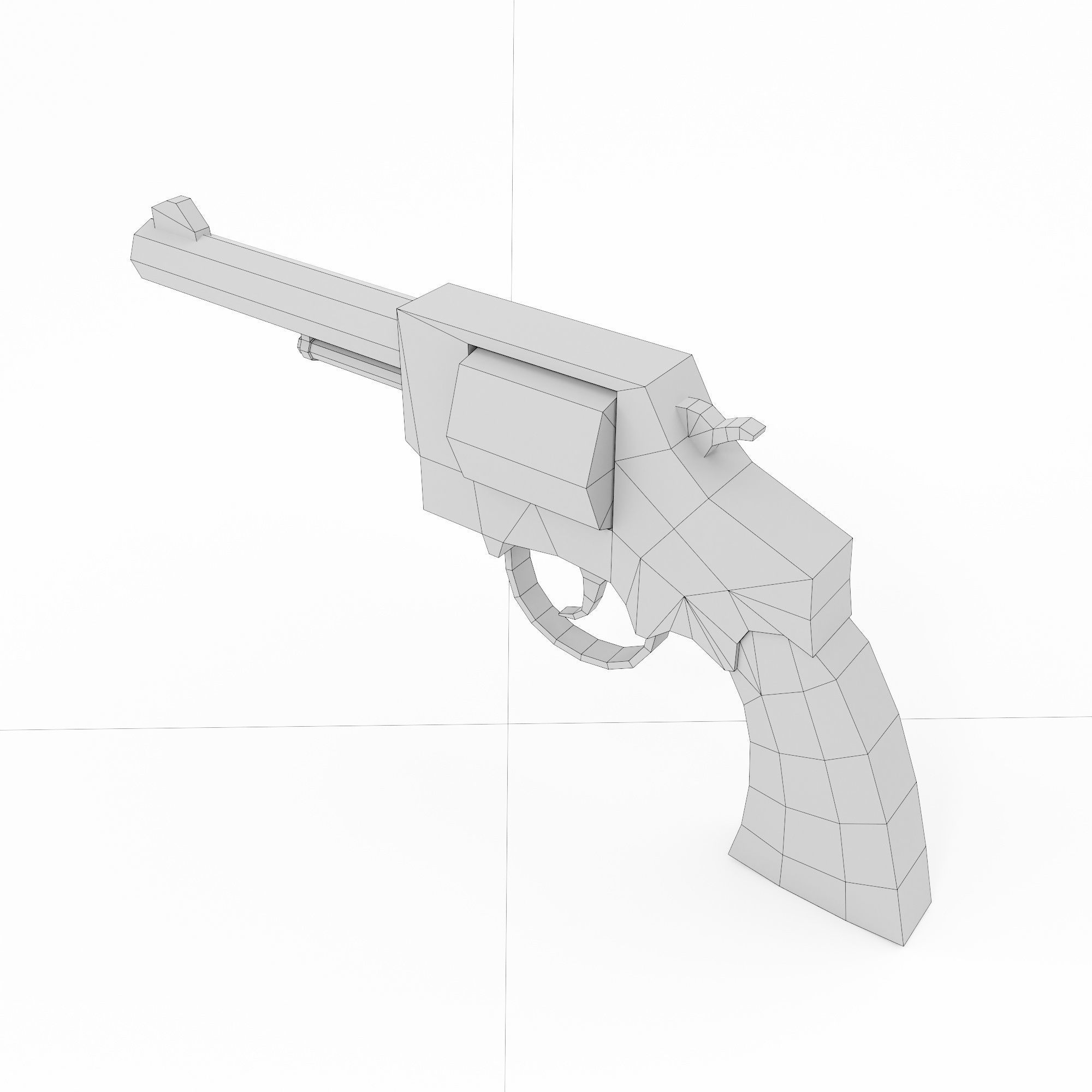 3D model M1917 Revolver VR / AR / low-poly | CGTrader
