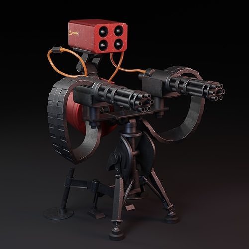 TF2 Sentry Gun free 3D model | CGTrader