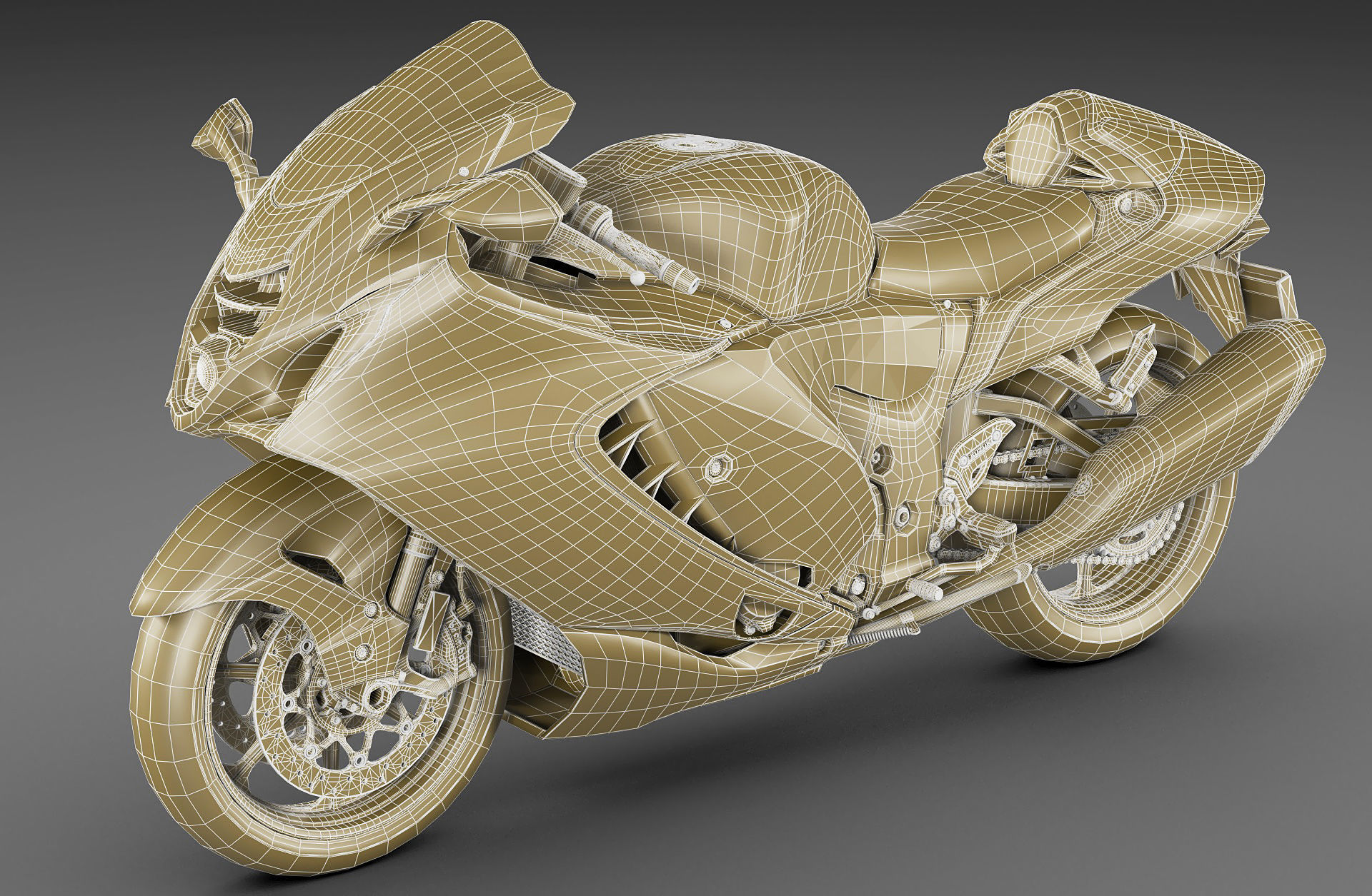 Suzuki Hayabusa 2022 3D model | CGTrader