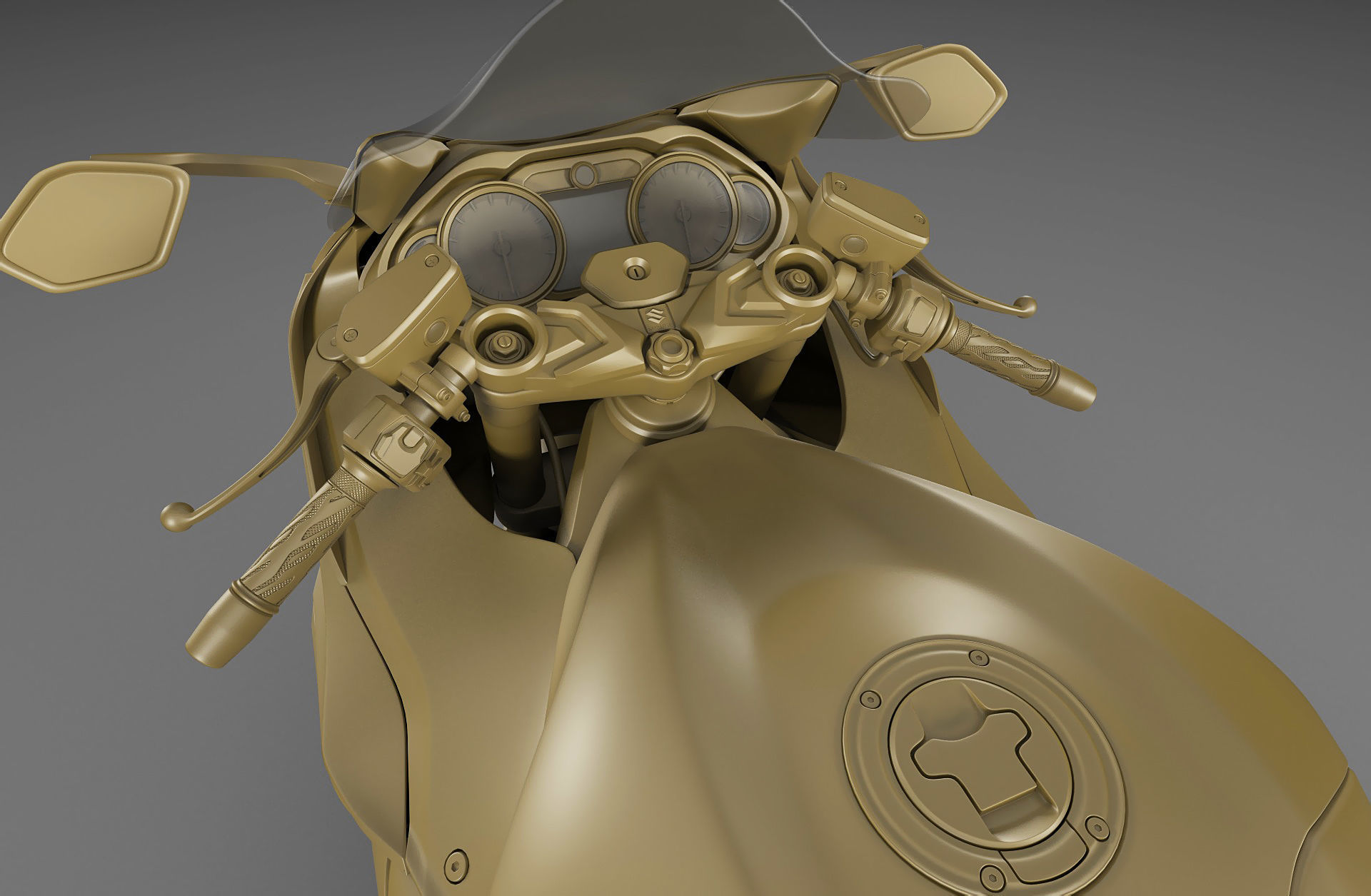 Suzuki Hayabusa 2022 3D model | CGTrader