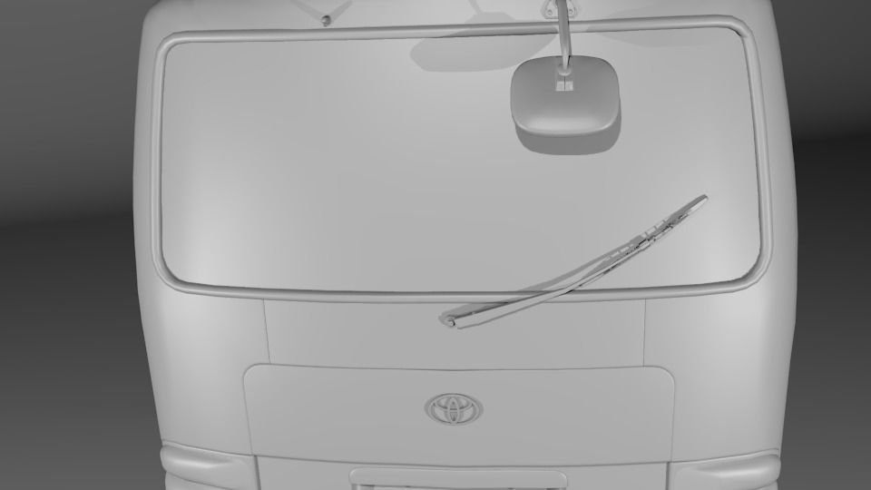 3D model Toyota Coaster Bus VR / AR / low-poly | CGTrader