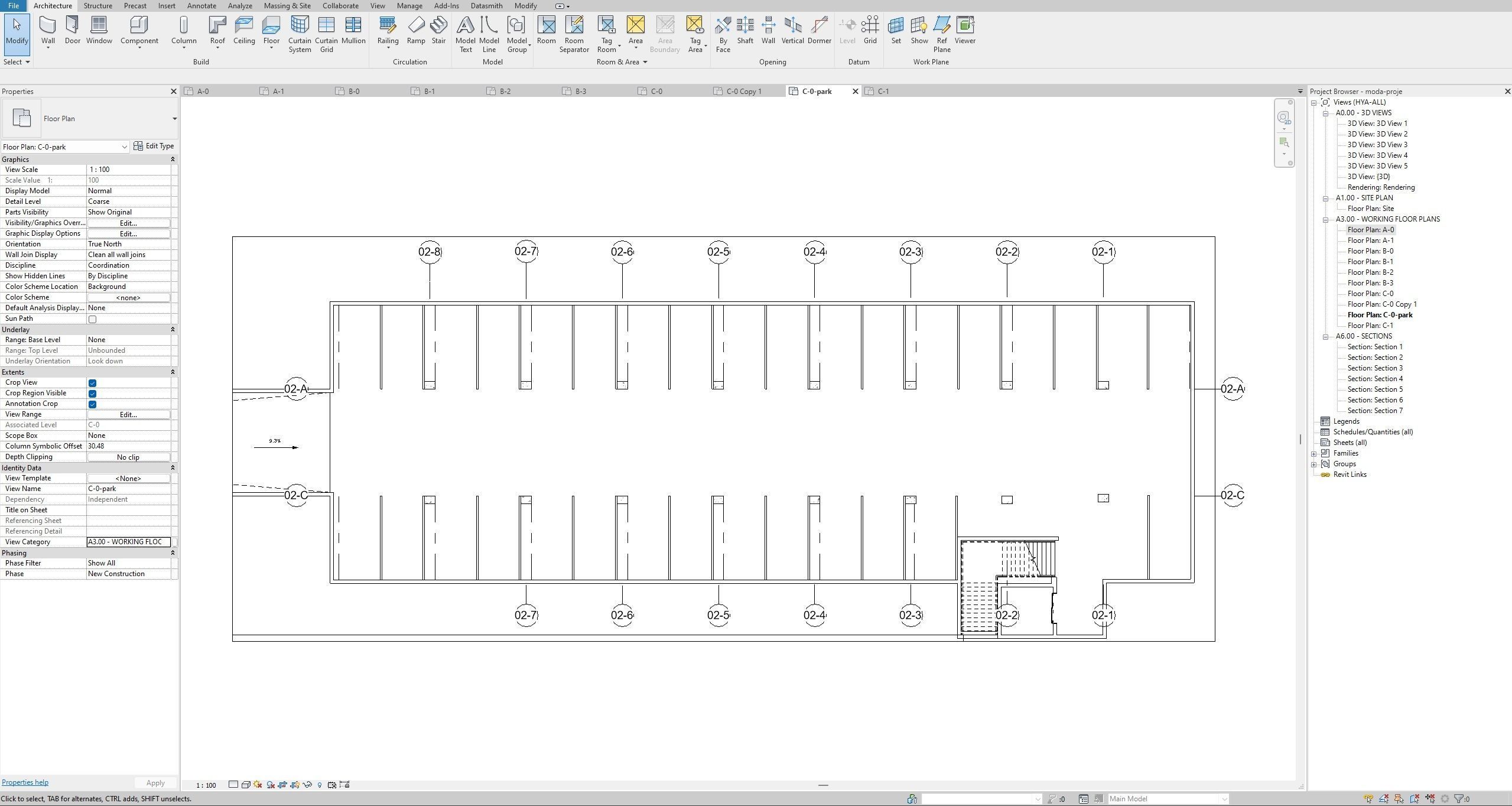 High School Building Revit Project 3D model | CGTrader