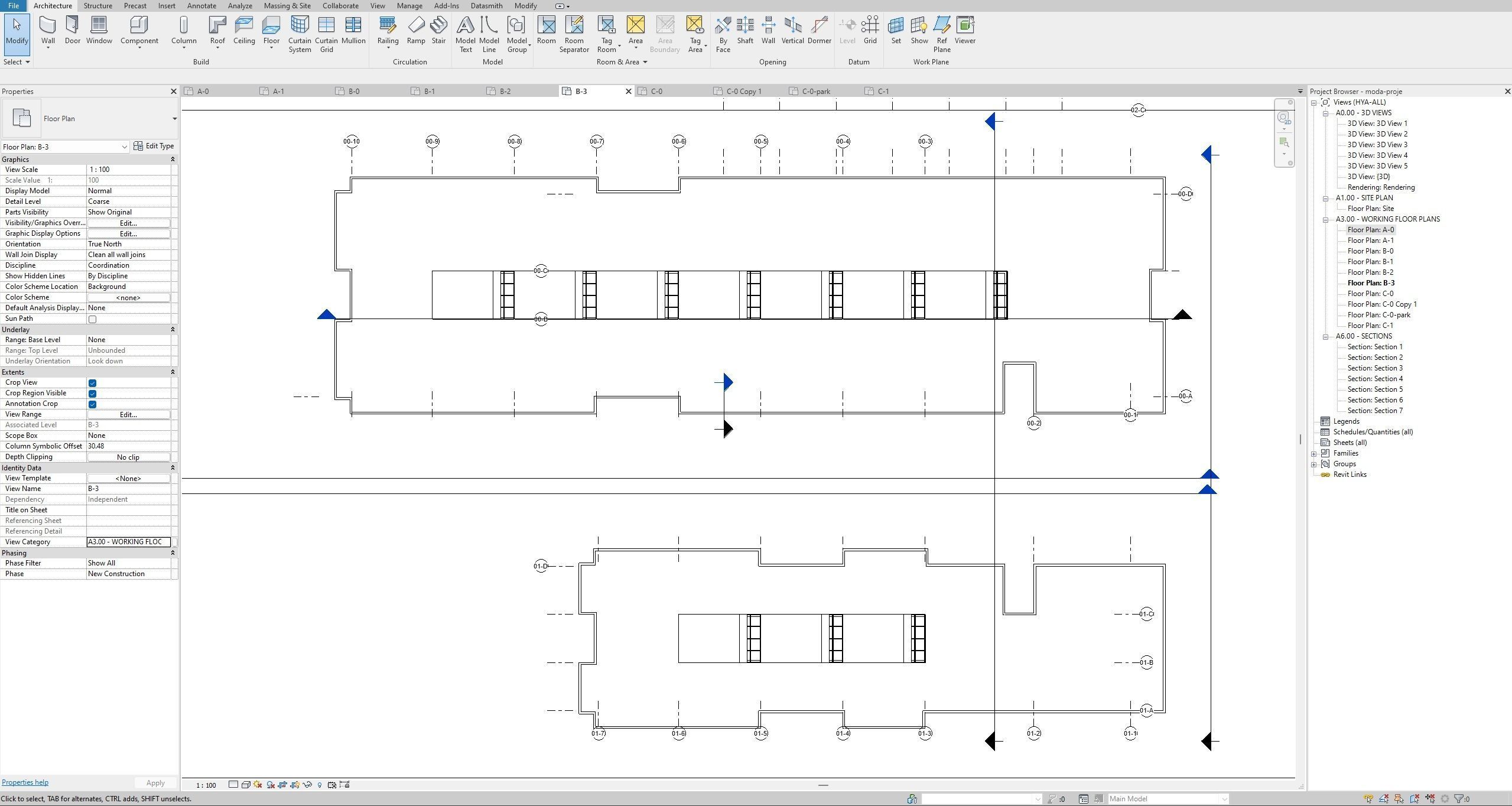 High School Building Revit Project 3D model | CGTrader