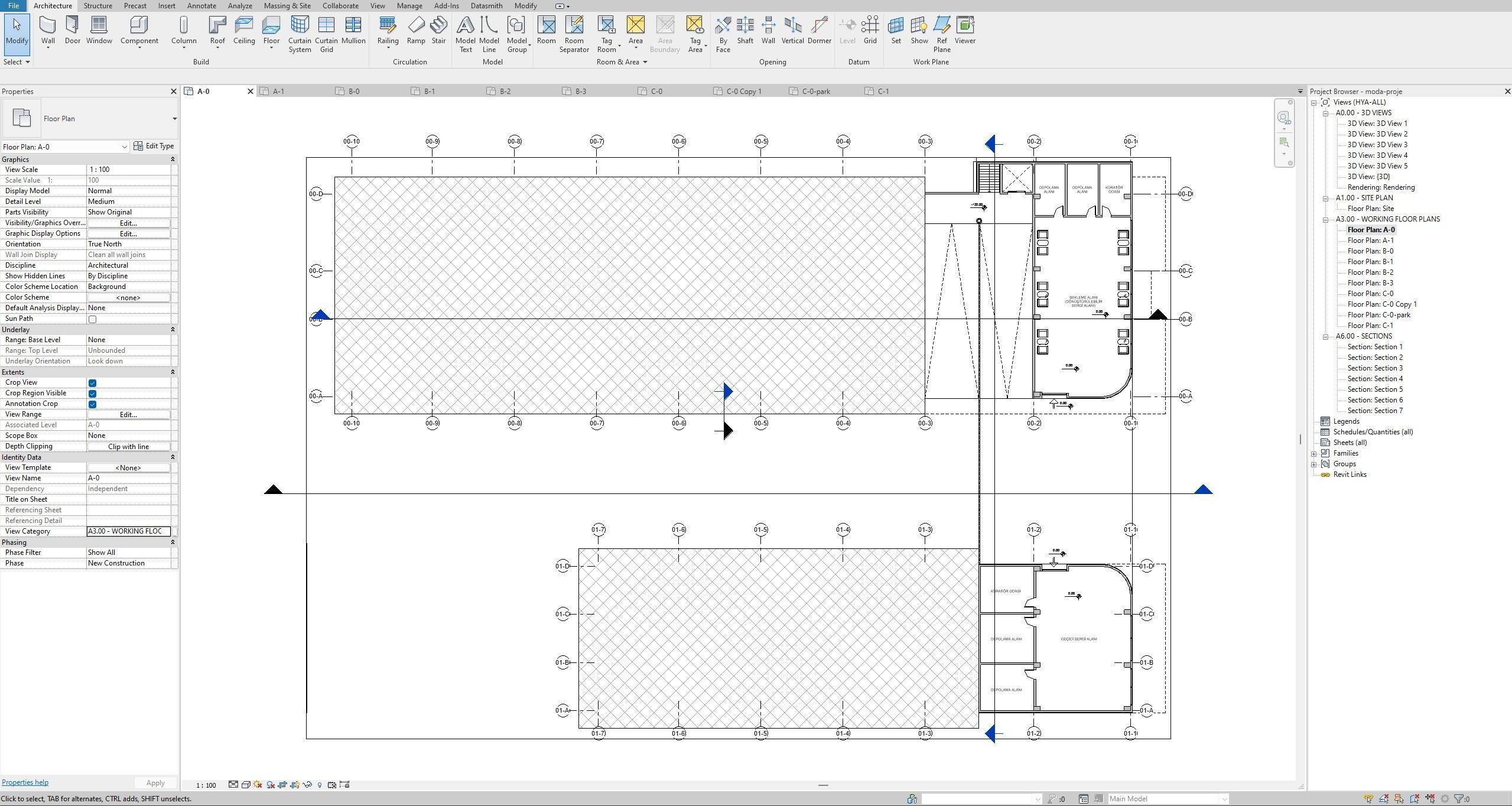 High School Building Revit Project 3D model | CGTrader