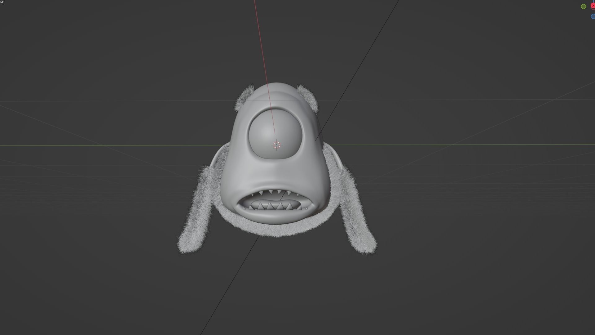 3D model one eye monster VR / AR / low-poly | CGTrader