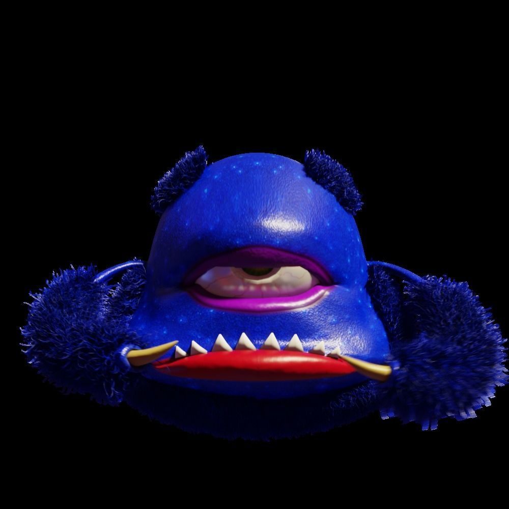3D model one eye monster VR / AR / low-poly | CGTrader