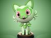 SPRIGATITO STL - POKEMON SCARLET POKEMON VIOLET 3D model 3D printable ...