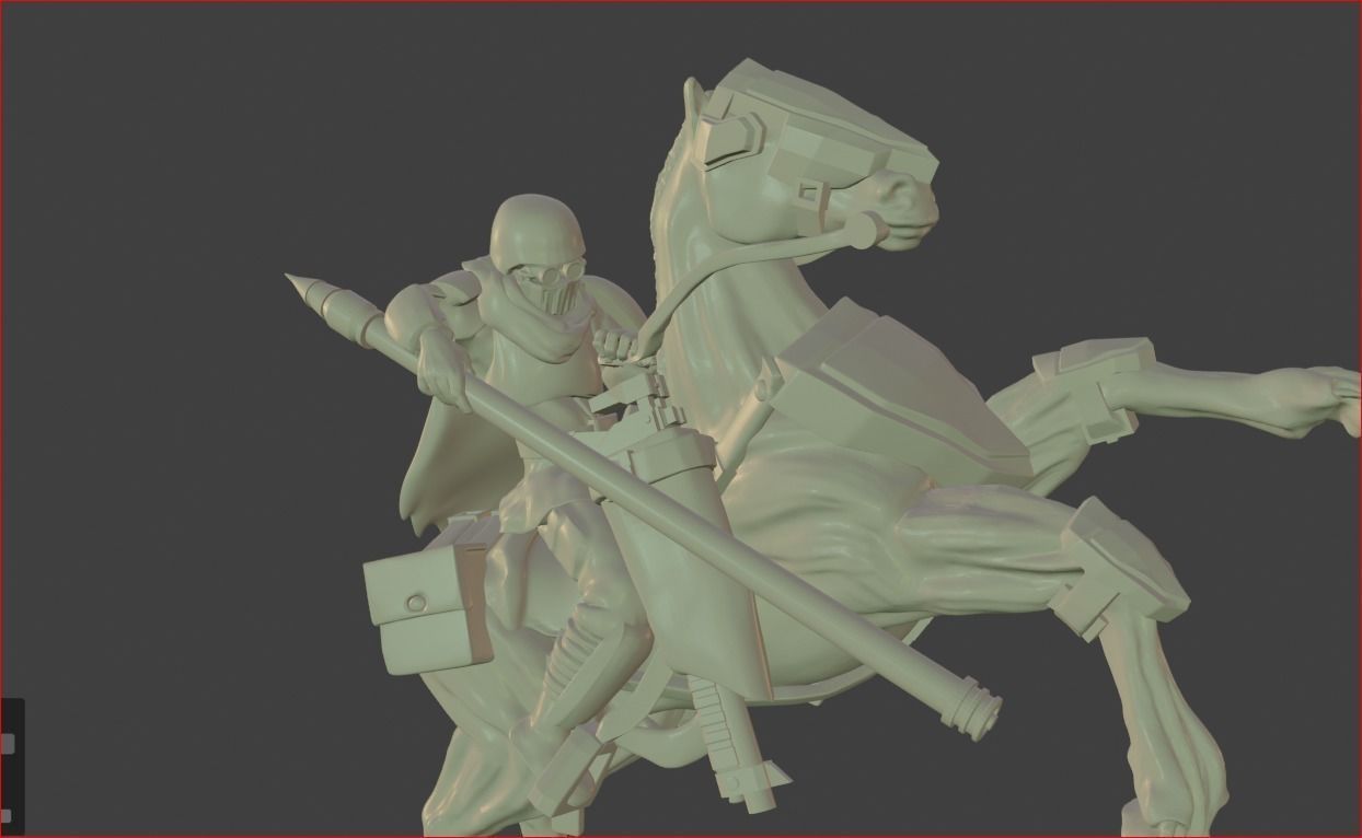 Mass Jager Cavalry 3D model | CGTrader