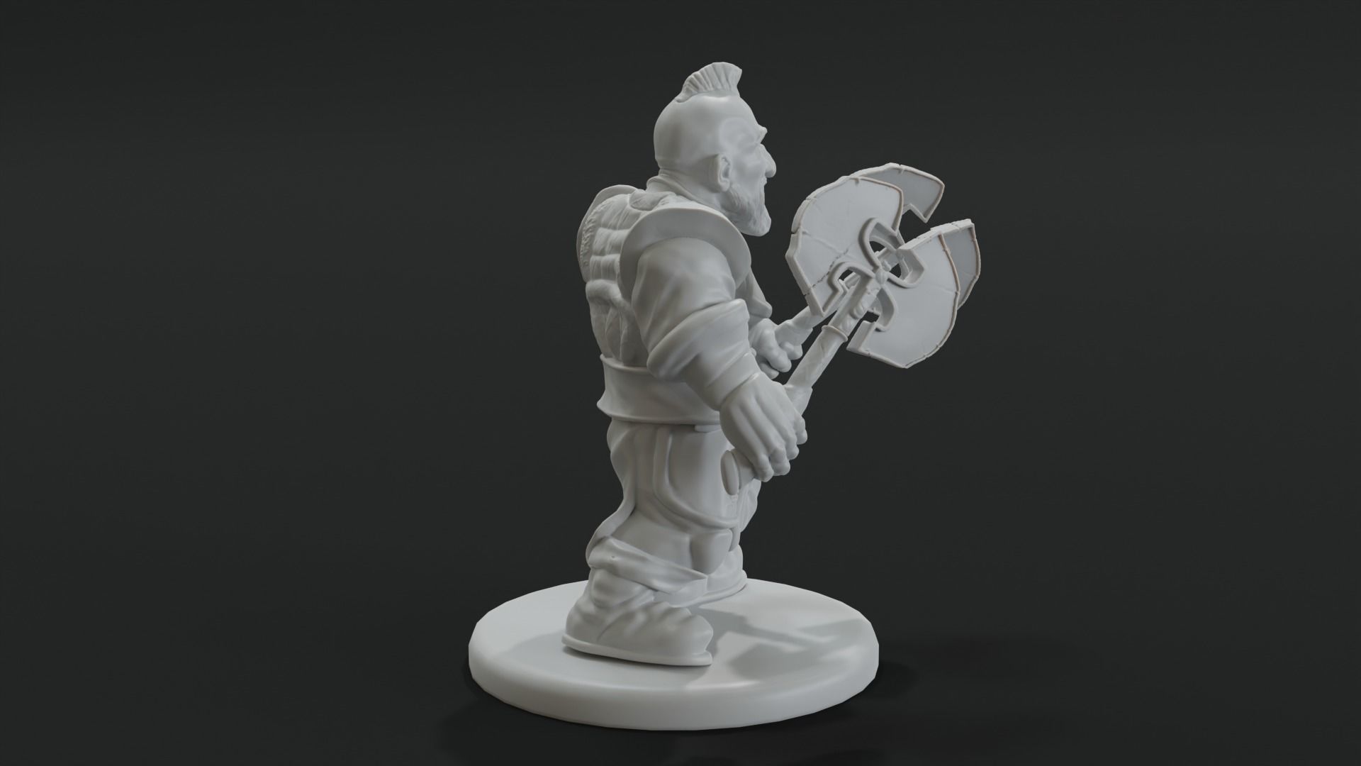 Double Axe Dwarf 3d print 3D model 3D printable | CGTrader