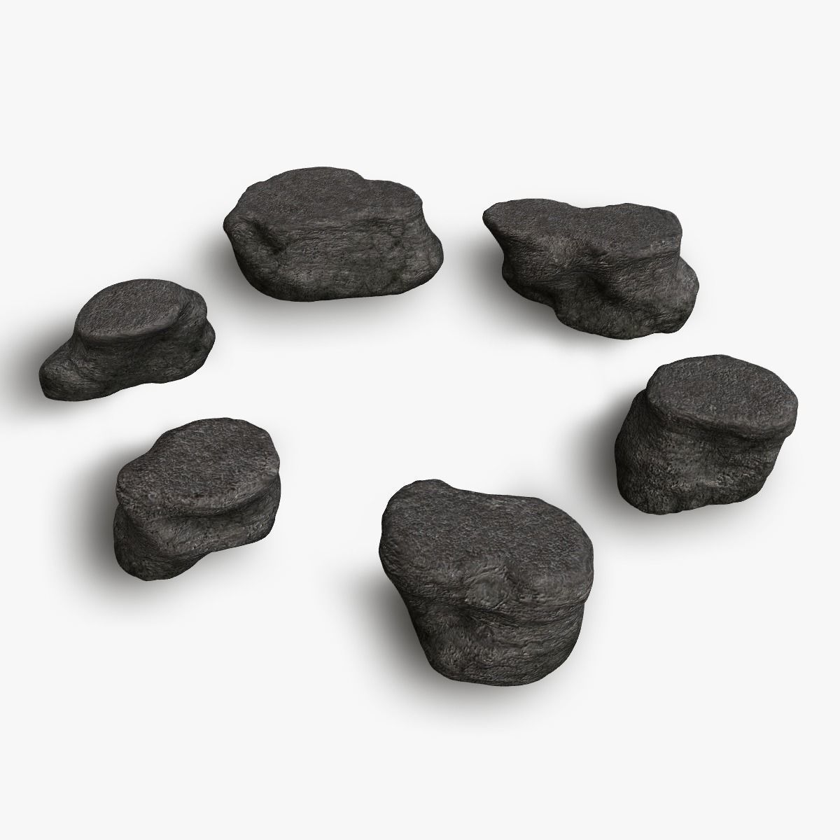 3D model Base Rocks Combo VR / AR / low-poly | CGTrader