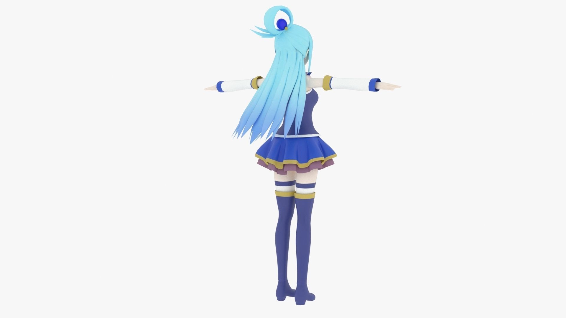 Aqua - Konosuba 3D model | CGTrader