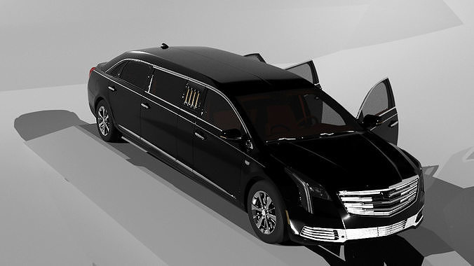 Limousine Car 3D model | CGTrader