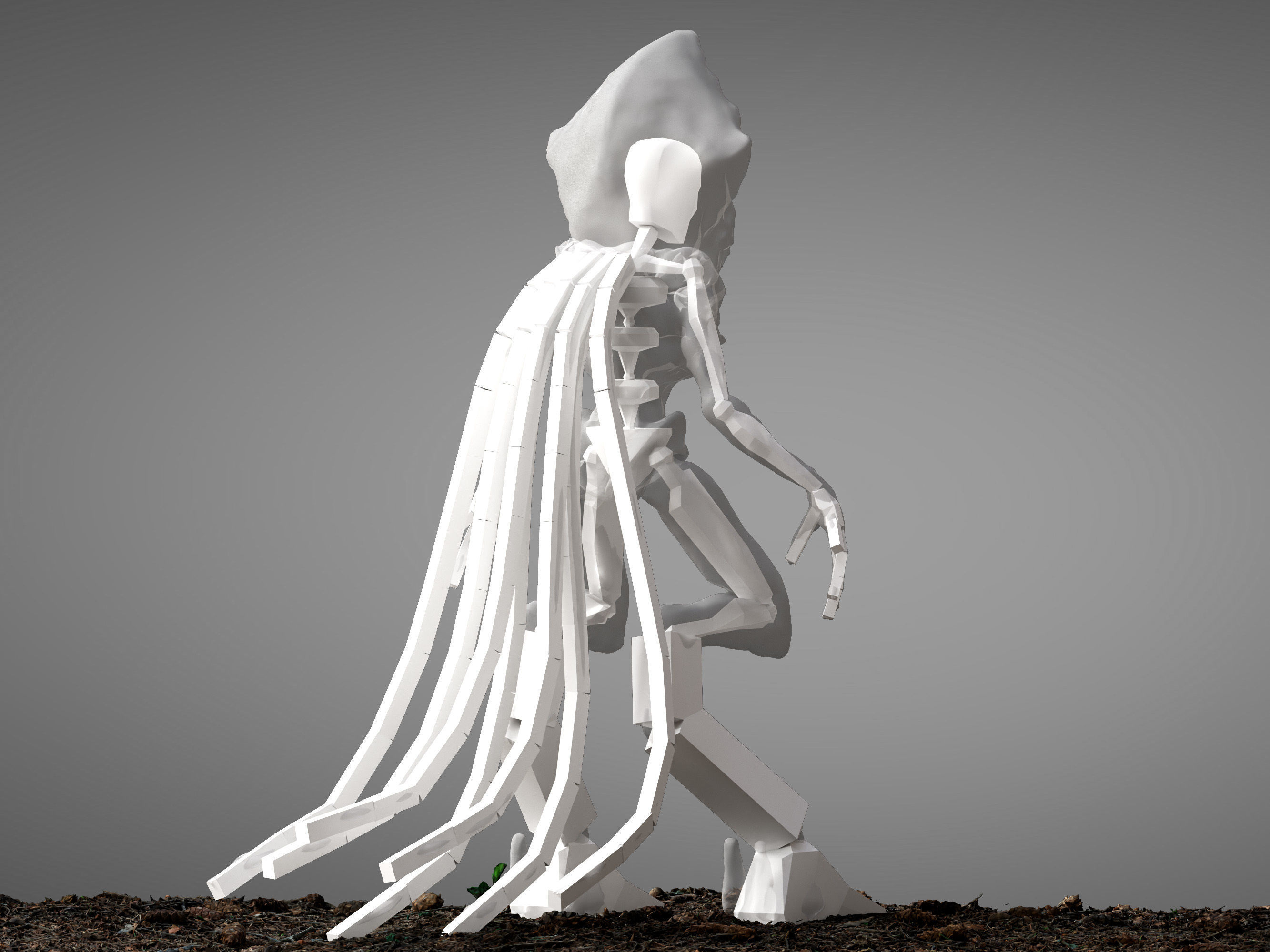 3D model Alien Independence Day VR / AR / low-poly rigged | CGTrader