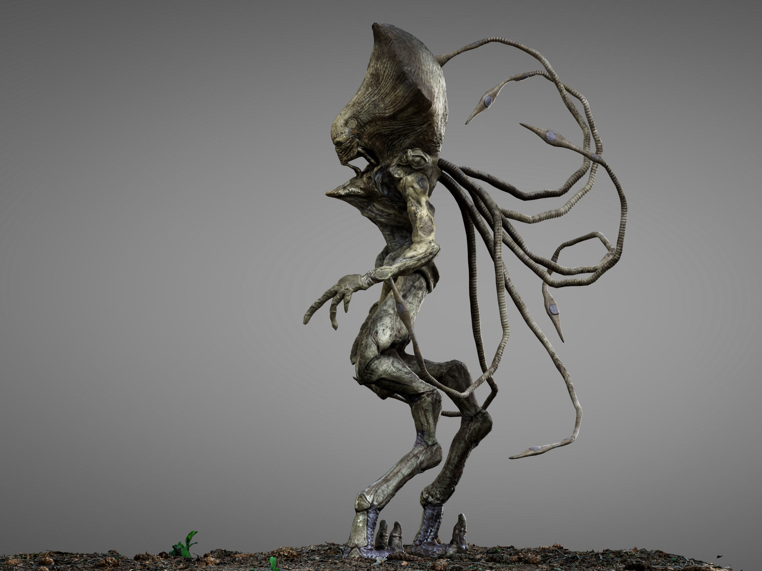 3D model Alien Independence Day VR / AR / low-poly rigged | CGTrader