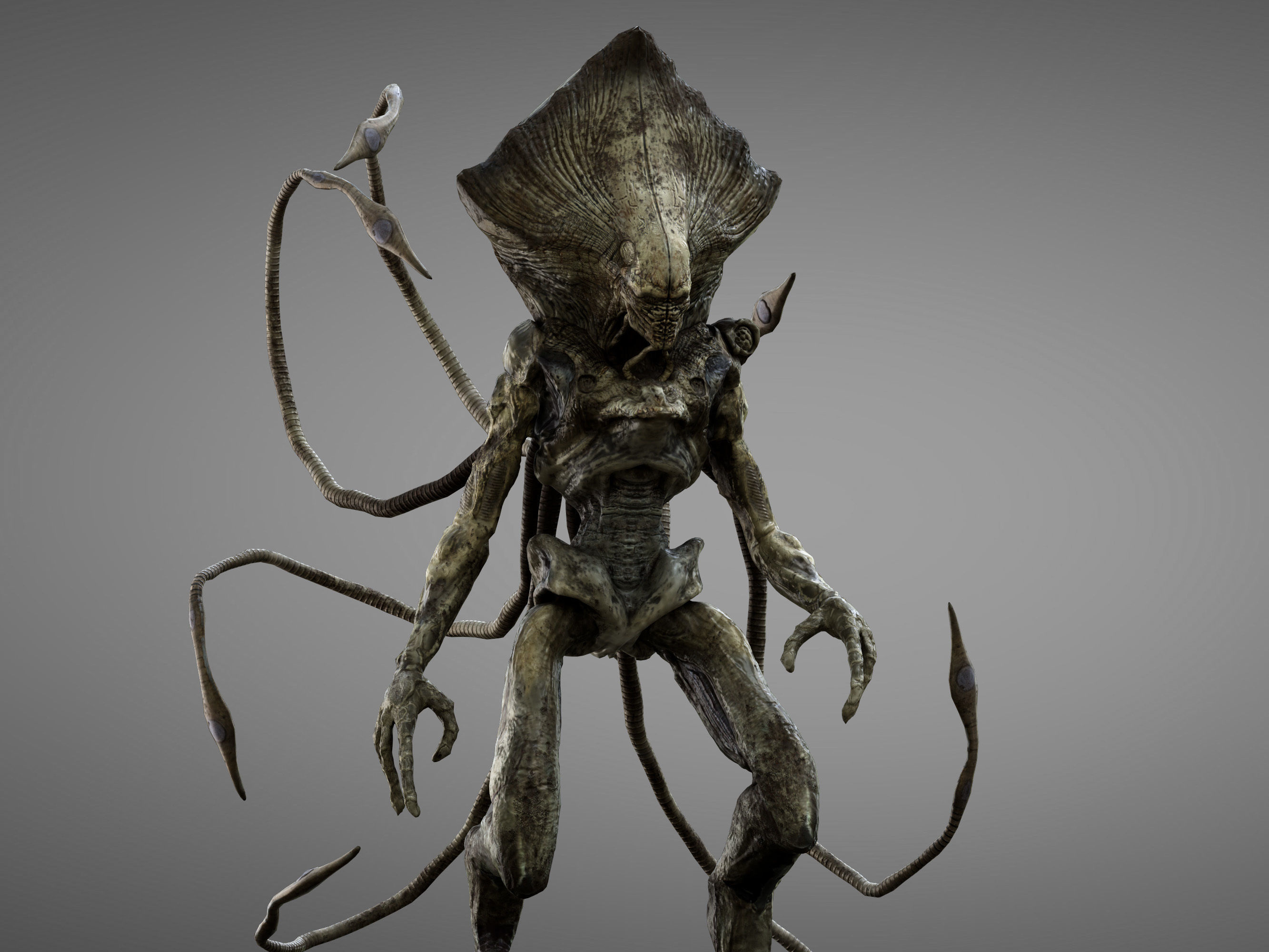 3D model Alien Independence Day VR / AR / low-poly rigged | CGTrader