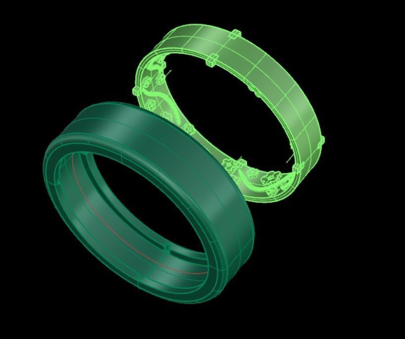 Ring kt28 3D model 3D printable | CGTrader