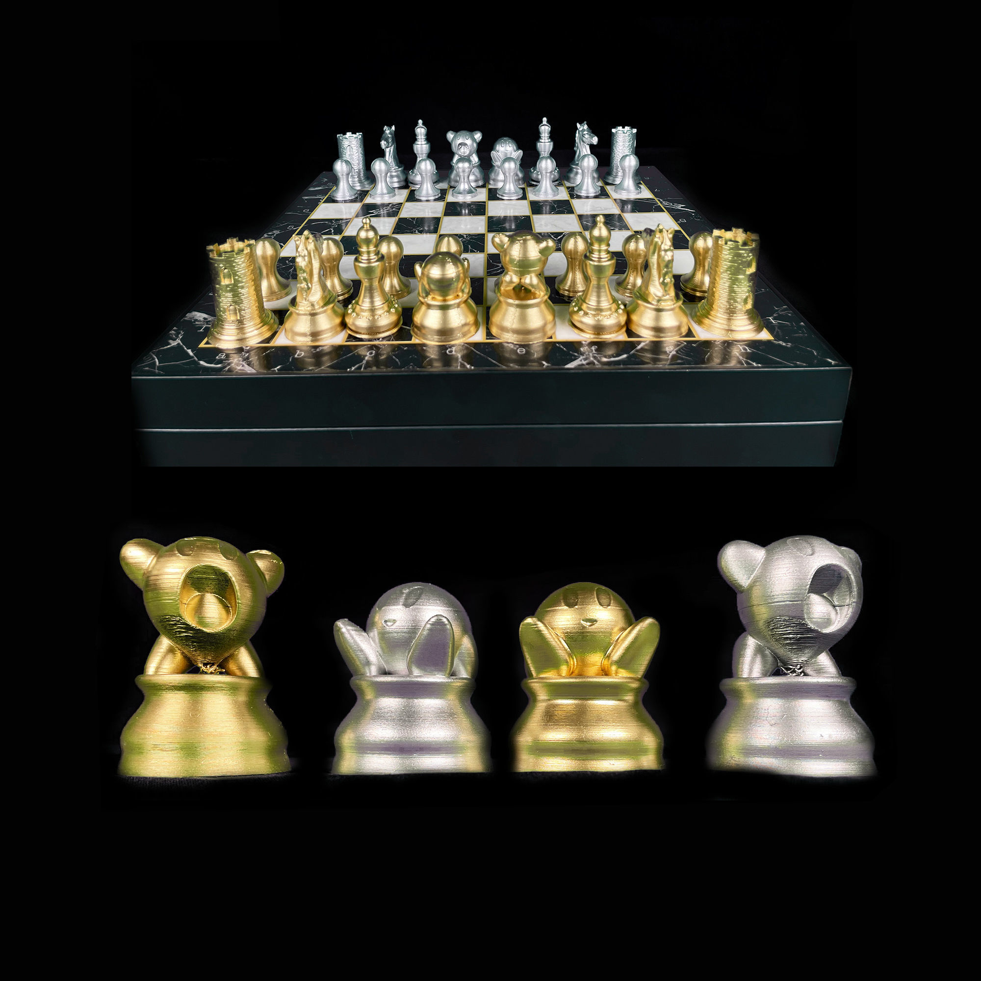 Kirby Game Characters Chess Set 3D model 3D printable | CGTrader