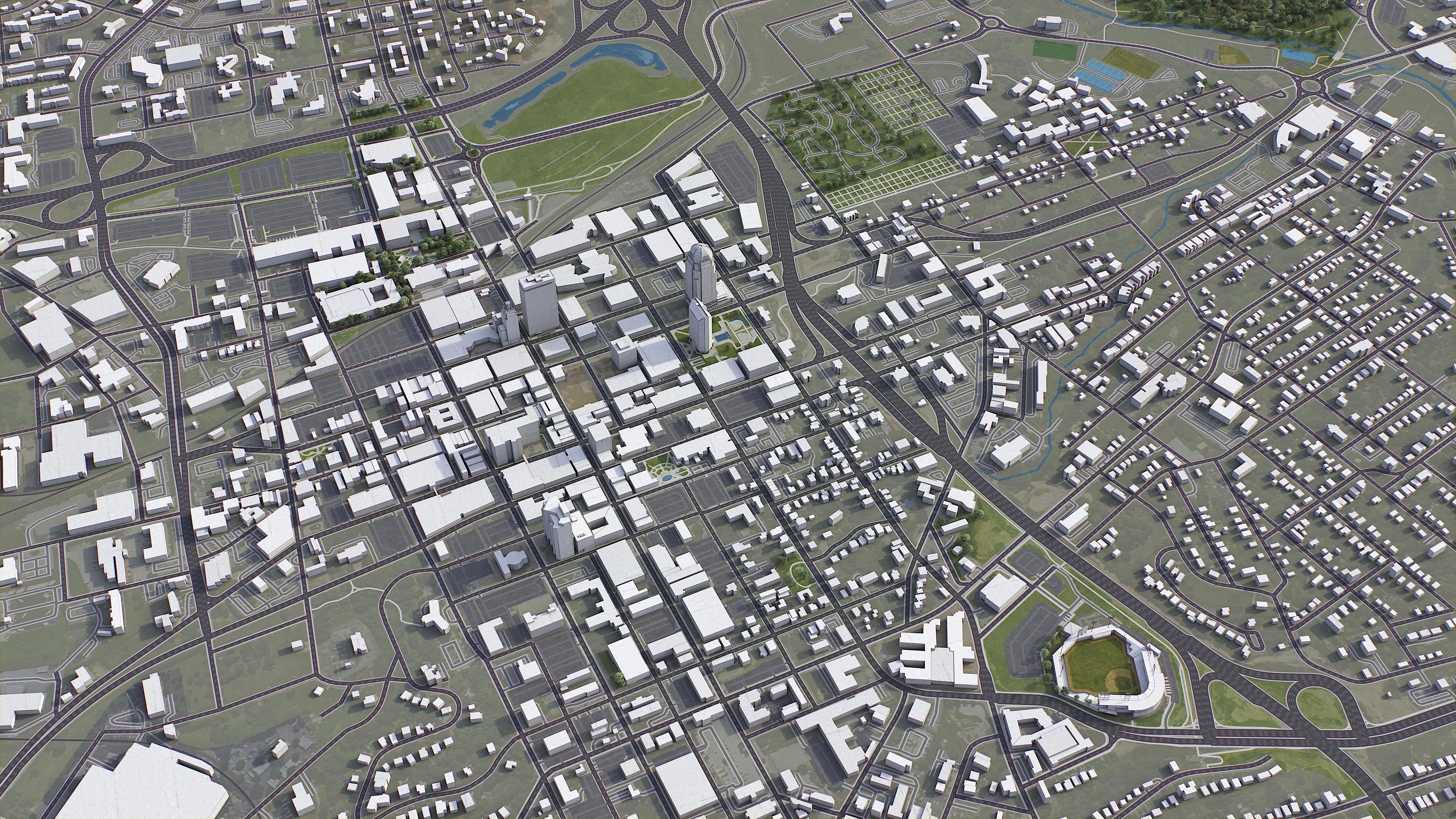 3D model Winston-Salem VR / AR / low-poly | CGTrader