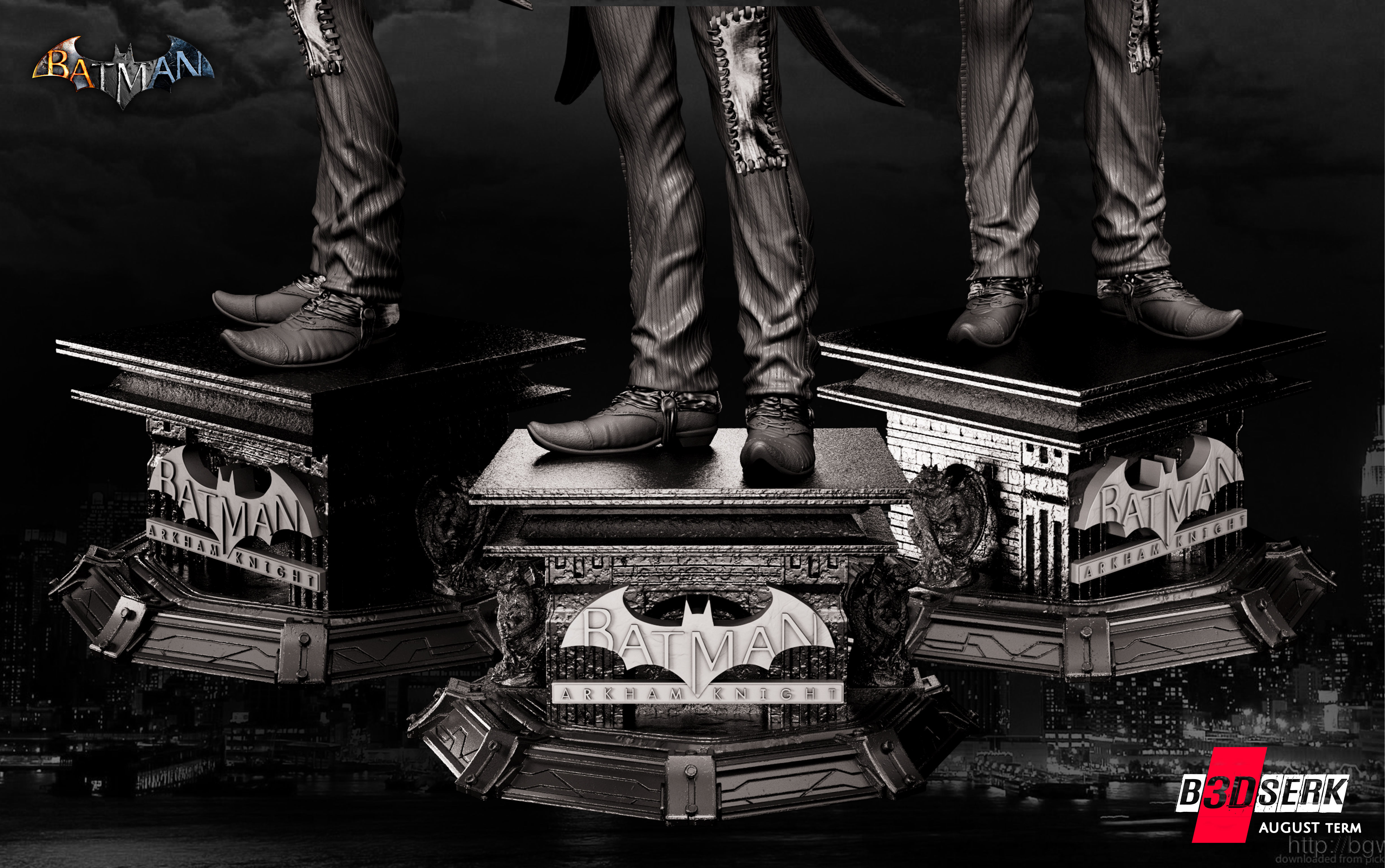 B3DSERK Special Term 2022 Joker Sculpture ready for printing 3D model ...