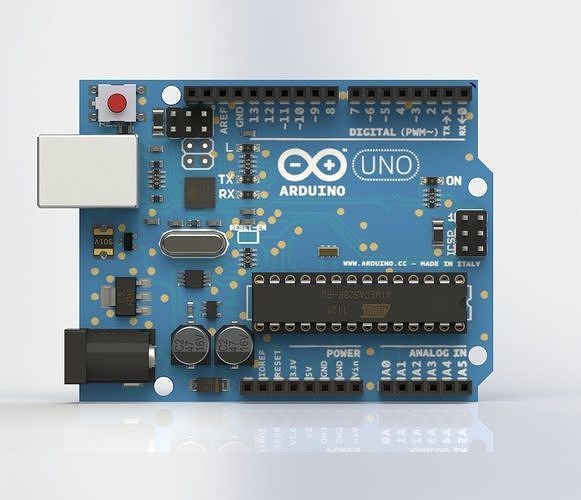 Arduino Uno Rev 3 in solidworks 3D model | CGTrader