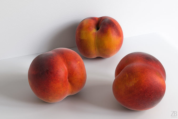 Peach 008 3D model | CGTrader