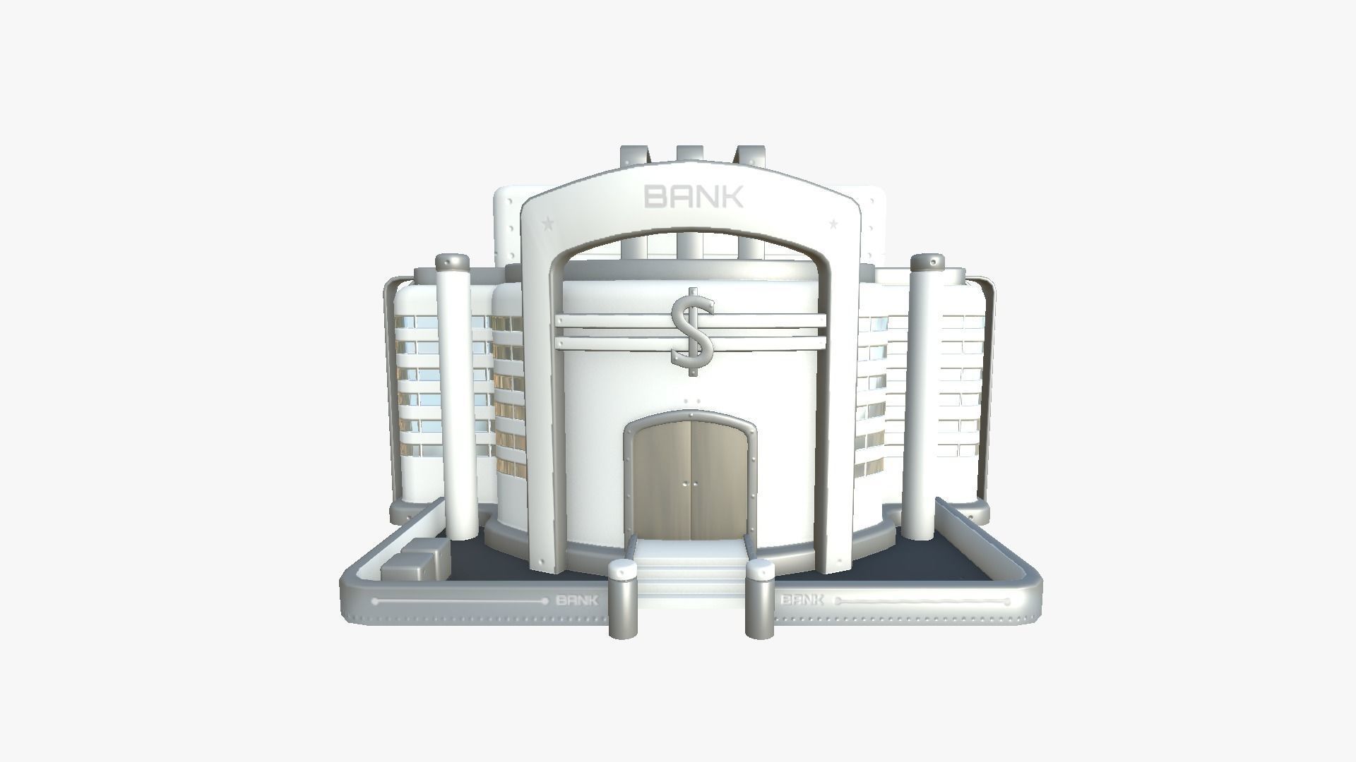 10 SciFi Banks A Collection - Sci Fi Exterior Design | CGTrader