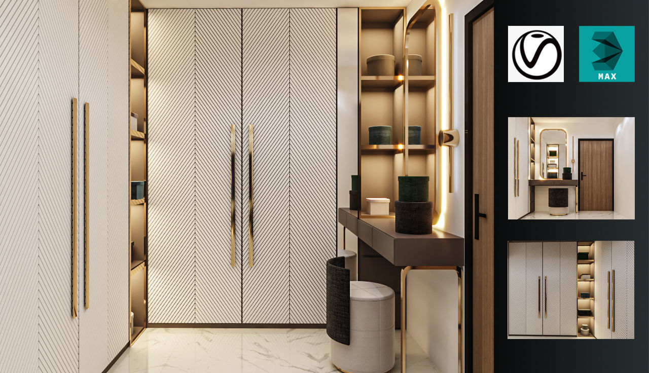 Dressing Room modern02 free 3D model | CGTrader