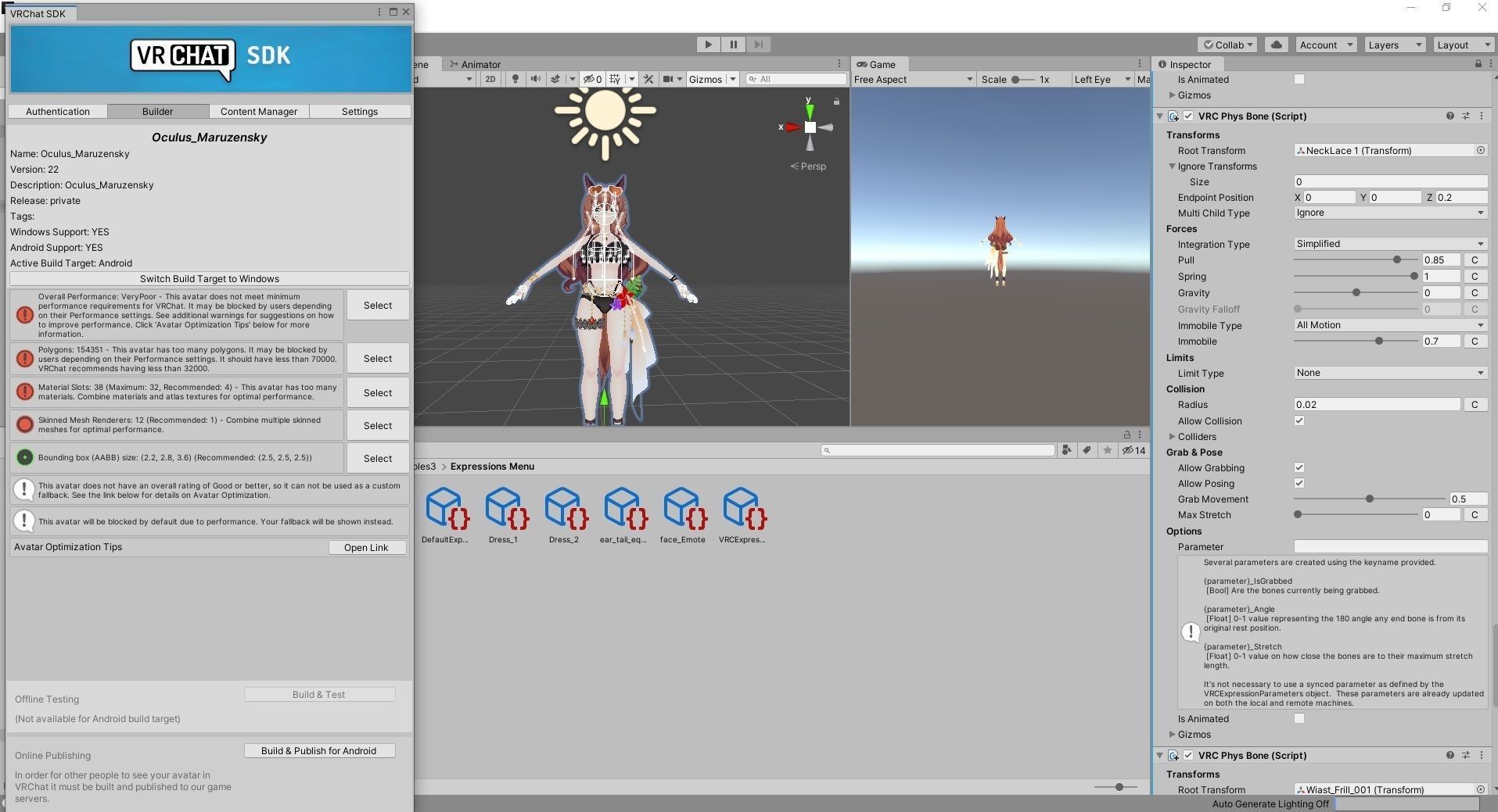 3D model Umamusume - Maruzensky VRChat Oculus Quest Low-poly 3D model ...