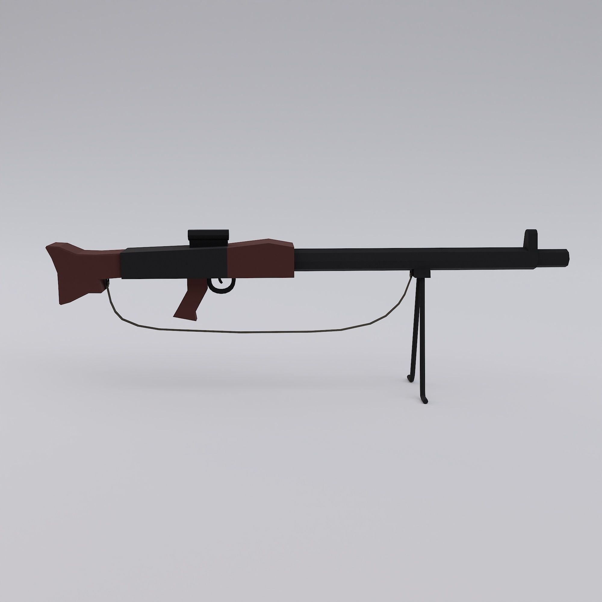 3D model MG30 machine gun VR / AR / low-poly | CGTrader