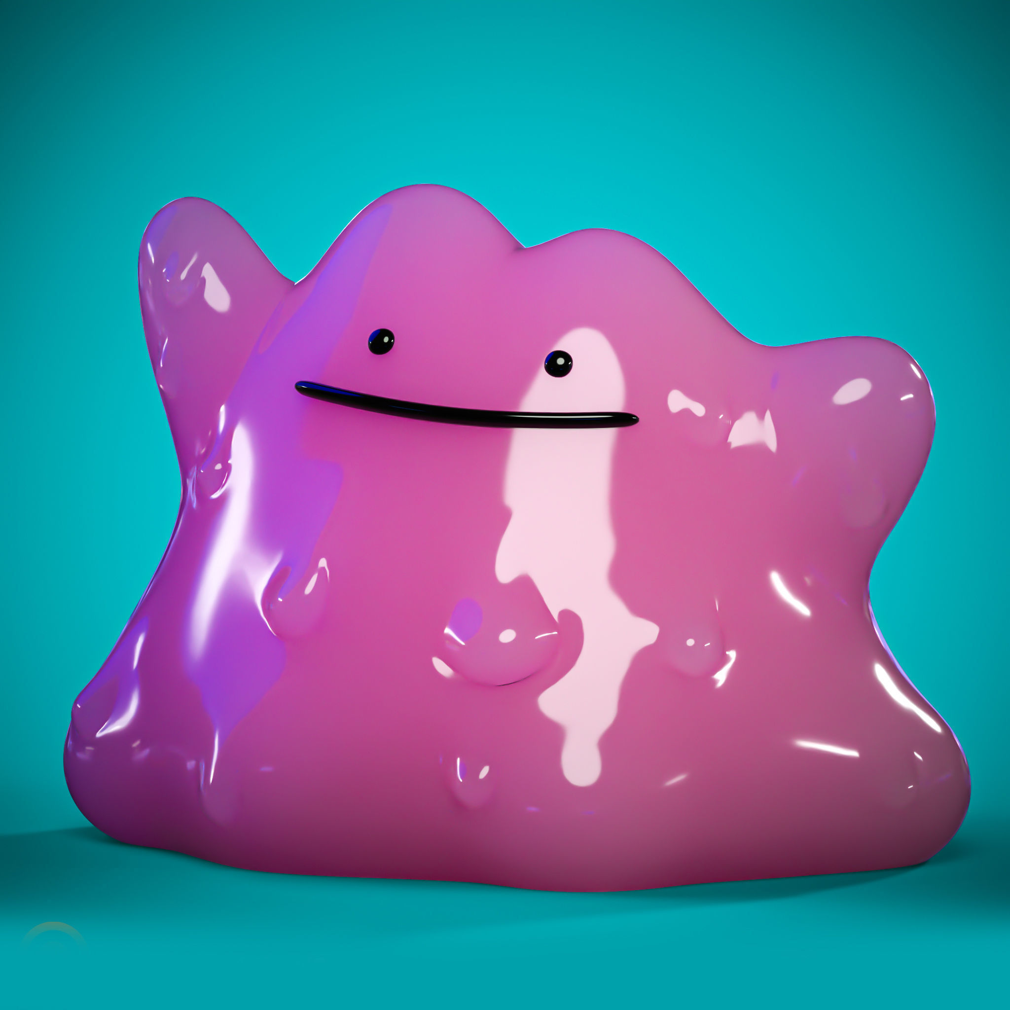 DITTO POKEMON free 3D model 3D printable | CGTrader DITTO POKEMON free 3D model 3D printable | CGTrader