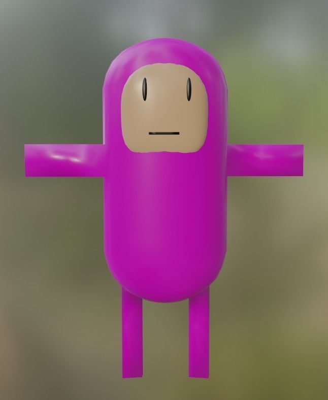 3D model VRChat Pink Man 3D Model Avatar VR / AR / low-poly | CGTrader